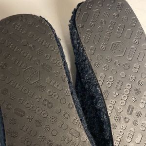 Bombas | Shoes | Bombas Cushioned Sunday Slippers Sherpa Navy Blue Size ...